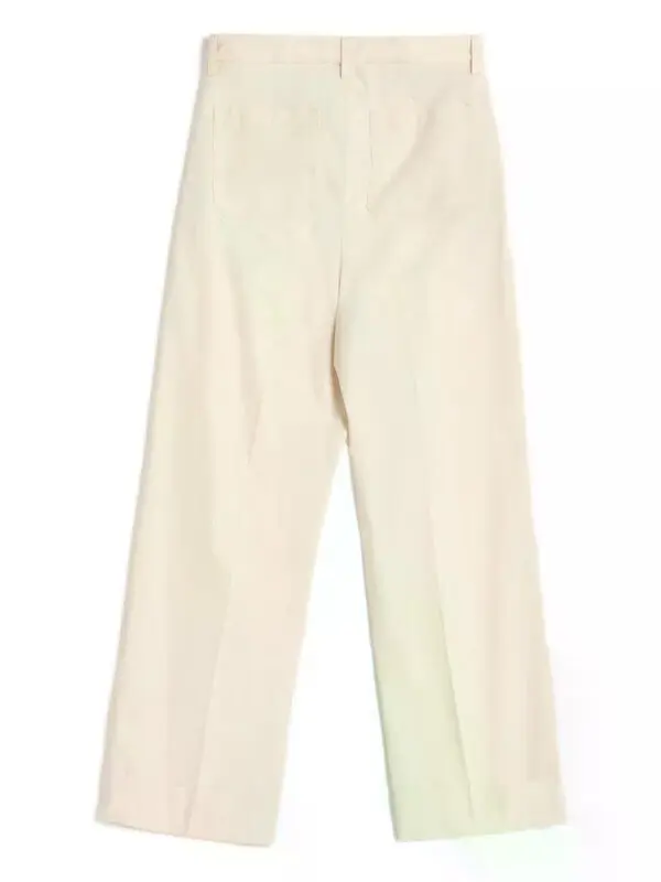 Valentino Garavani Cuffed Wide Leg Trousers
