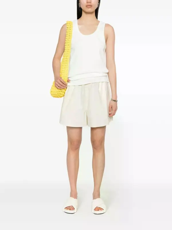 Moncler Logo-appliqué Poplin Shorts