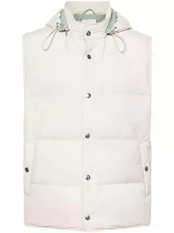 Eleventy Hooded Padded Gilet