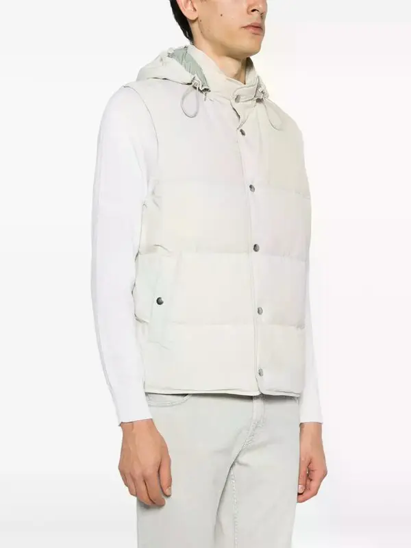 Eleventy Hooded Padded Gilet