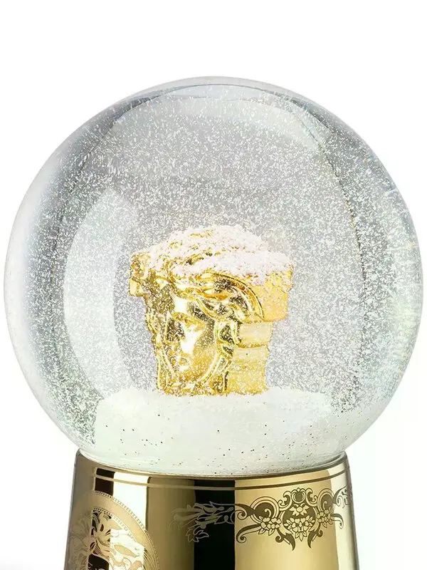 Versace Golden Medusa Snow Globe