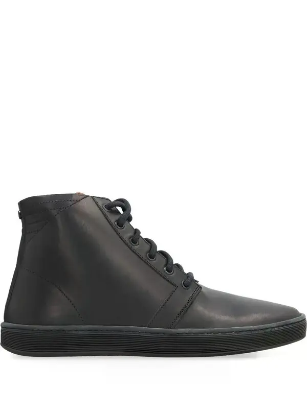 VOLTA Leather Desert Boots - Black