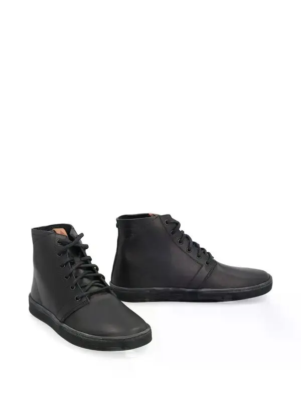 VOLTA Leather Desert Boots - Black