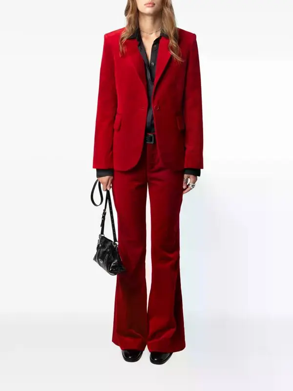 Zadig&Voltaire Prevy Flared Velvet Trousers