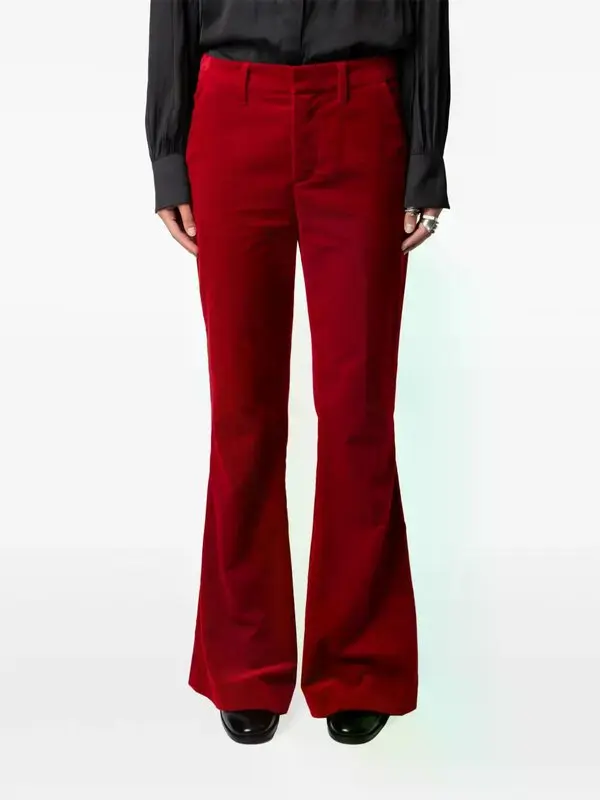 Zadig&Voltaire Prevy Flared Velvet Trousers