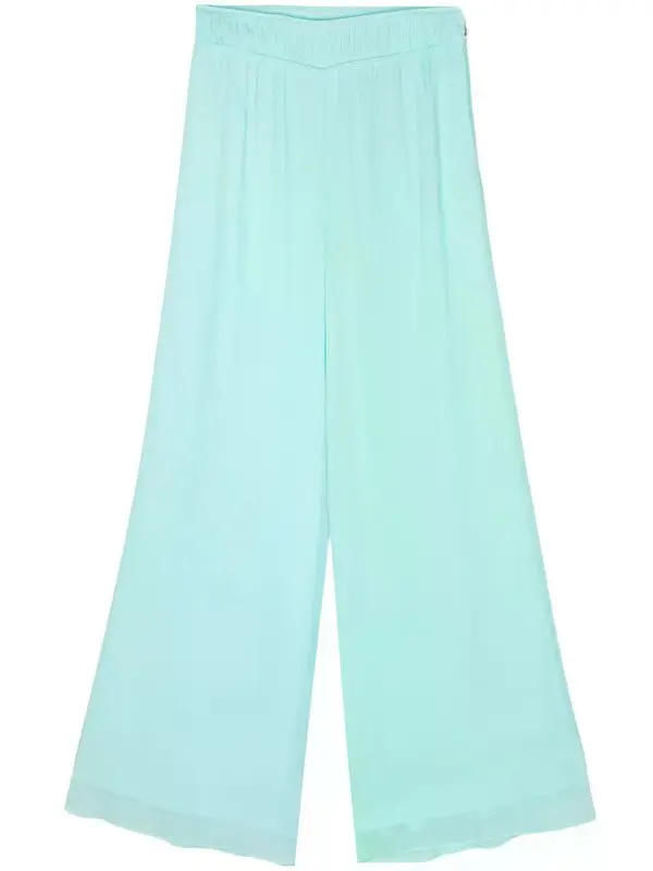 Patrizia Pepe Pleated Wide-leg Trousers