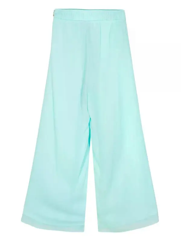 Patrizia Pepe Pleated Wide-leg Trousers