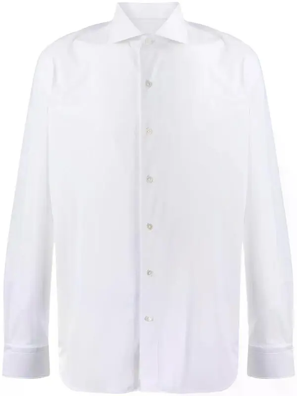 ORIAN Plain Long-sleeve Shirt