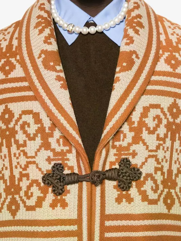 Valentino Garavani Jacquard Jacket - Brown
