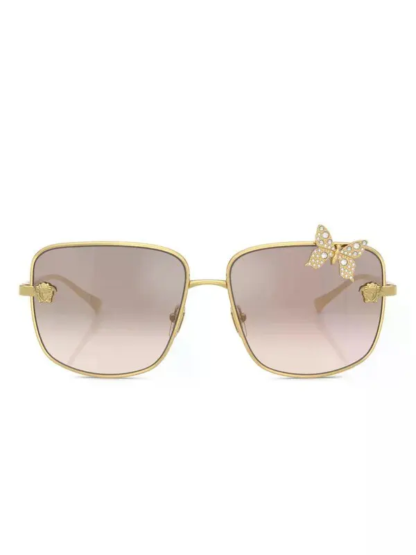 Versace Logo-print Sunglasses