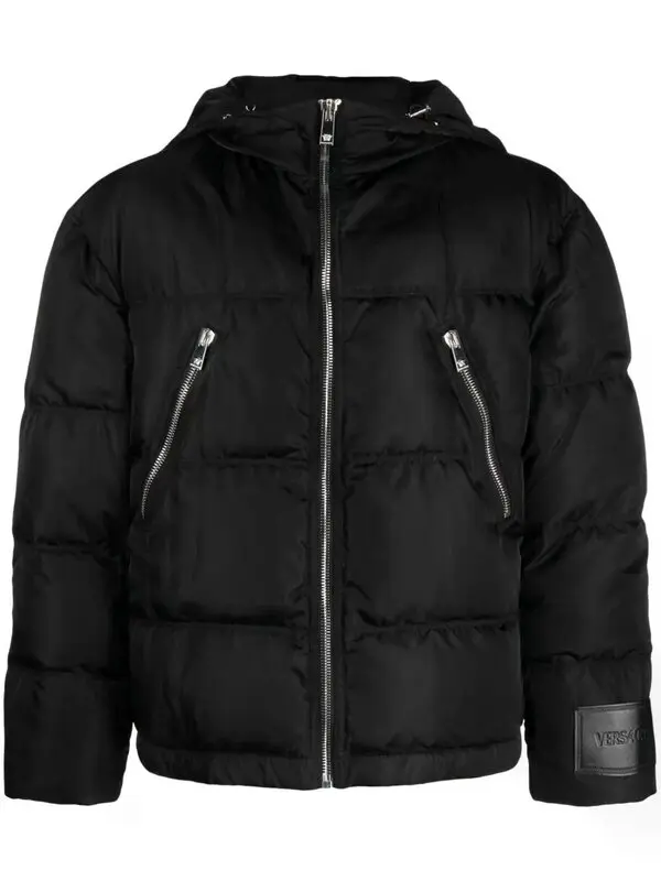 Versace Zip-detail Puffer Jacket