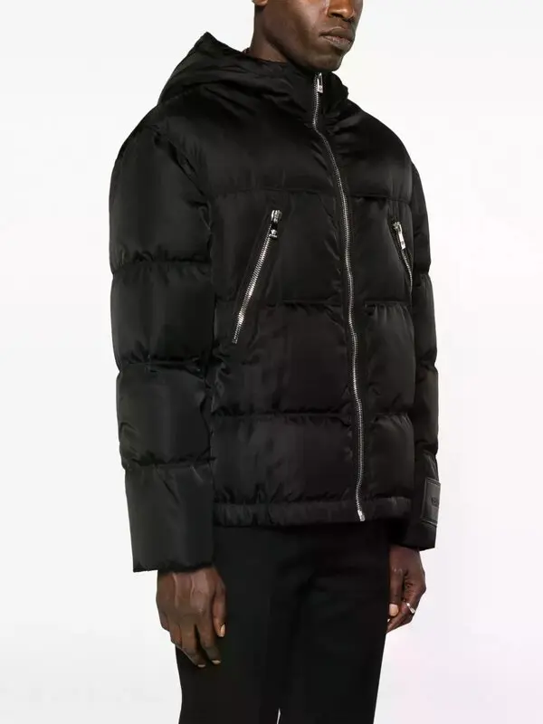 Versace Zip-detail Puffer Jacket