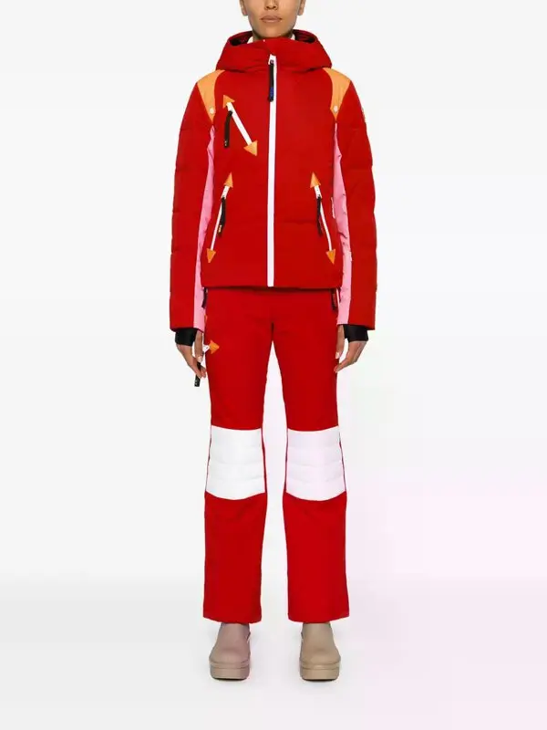 Rossignol Panelled Down-feather Jacket - Red