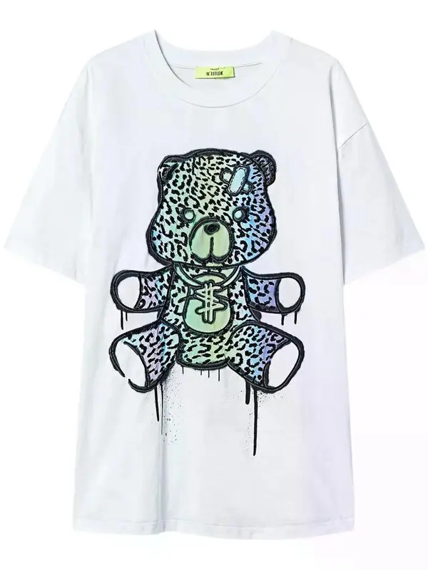 TWINSET Teddy Bear-print T-shirt - White