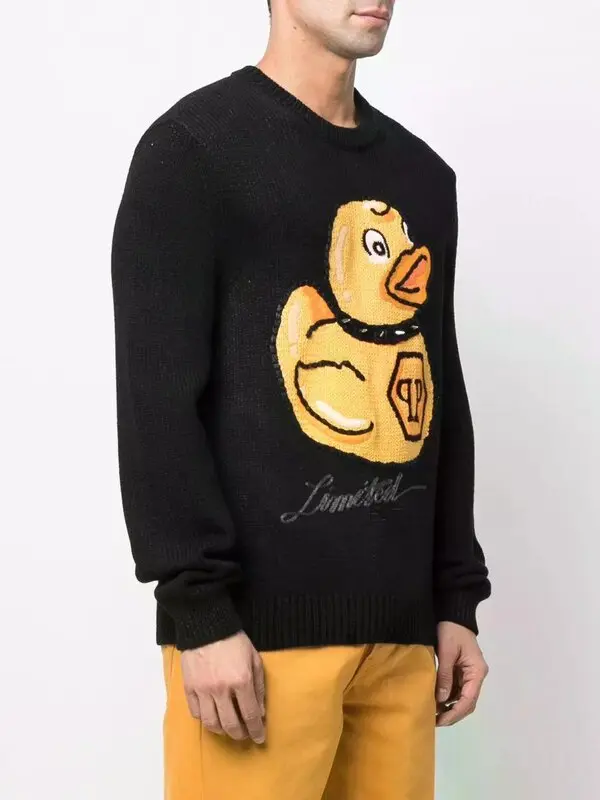 Philipp Plein Embroidered Duck Jumper