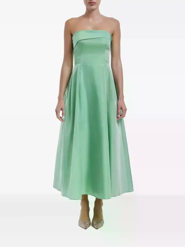POST MERIDIEM Strapless Midi Dress
