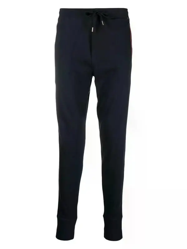 Paul Smith Stripe-trim Track Pants - Blue