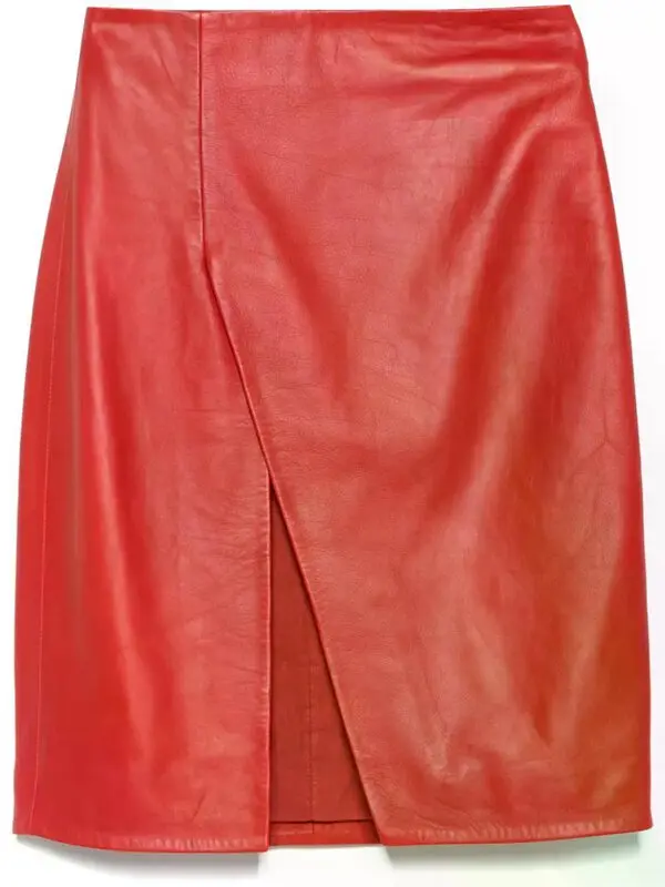 Loulou De Saison Ekare Leather Skirt