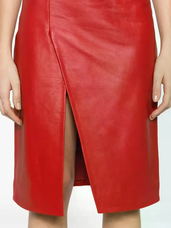 Loulou De Saison Ekare Leather Skirt