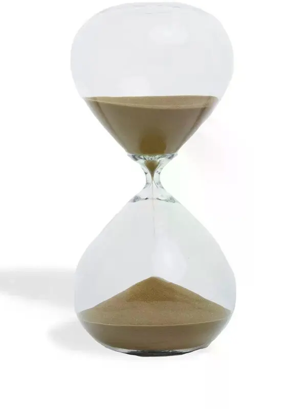 POLSPOTTEN Sandglass Transparent Ball - Gold