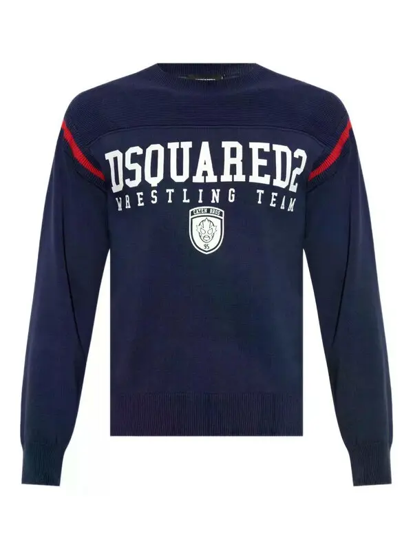 Dsquared2 Logo-print Sweatshirt - Blue