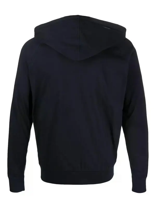 Paul Smith Cotton Zip-up Hoodie With Rainbow Motif