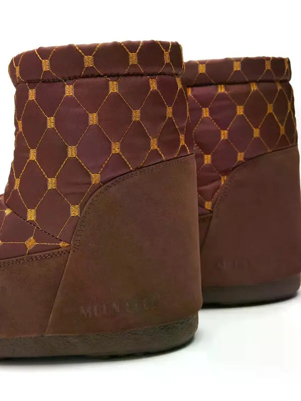 Moon Boot Icon Low Quilted Boots - Brown