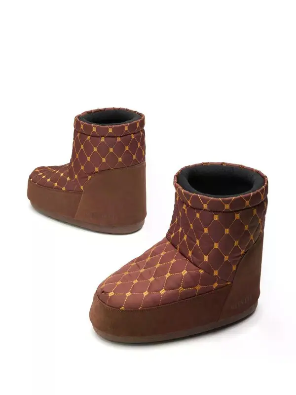 Moon Boot Icon Low Quilted Boots - Brown