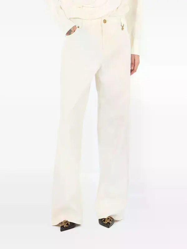Roberto Cavalli Python-print Trousers
