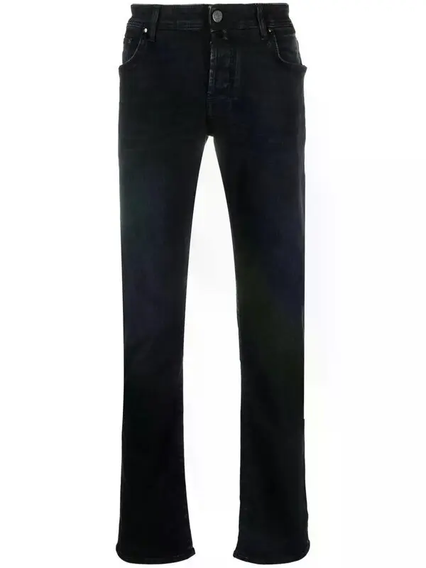 Jacob Cohen Low-rise Straight-leg Jeans - Blue