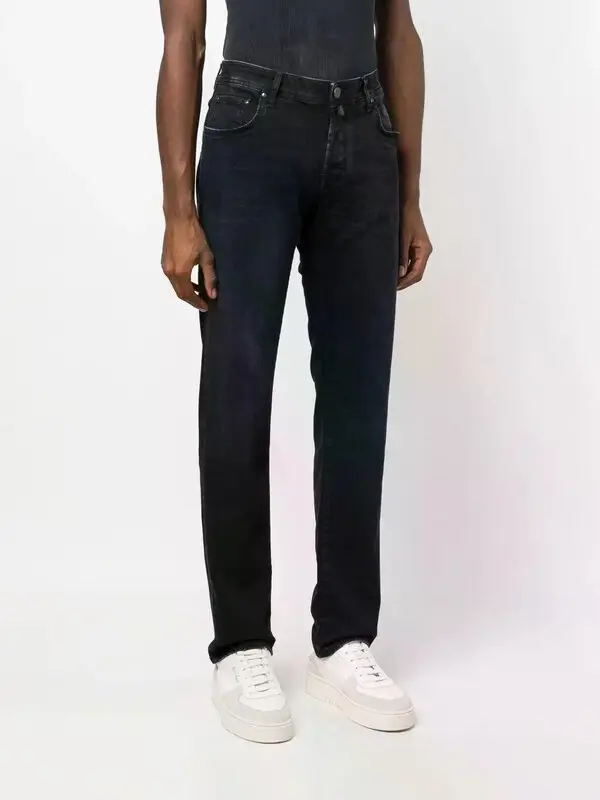 Jacob Cohen Low-rise Straight-leg Jeans - Blue