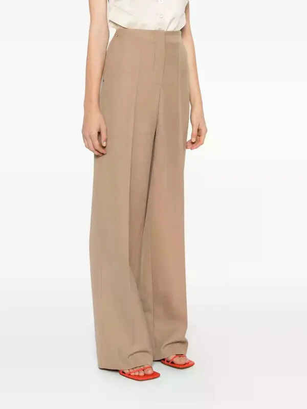 Fendi Grain-de-poudre Wool Trousers
