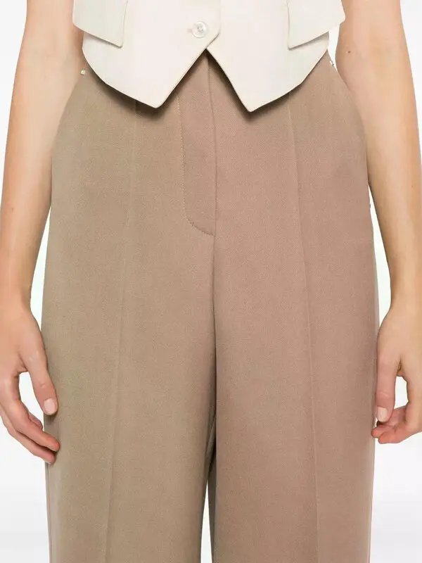 Fendi Grain-de-poudre Wool Trousers