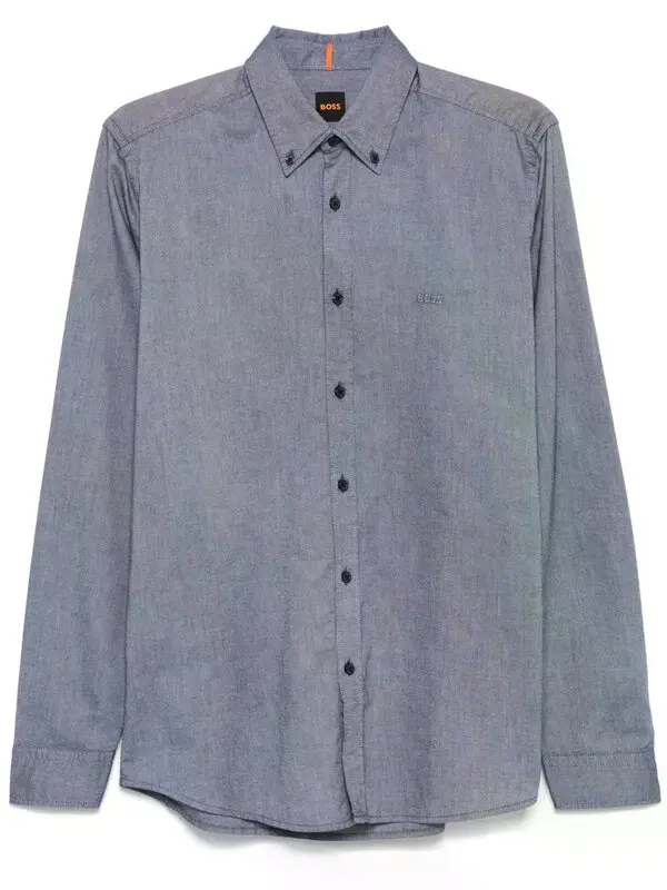 BOSS Button-down Cotton Shirt