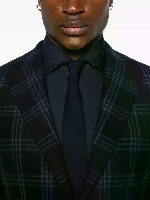 Eleventy Checkered Blazer