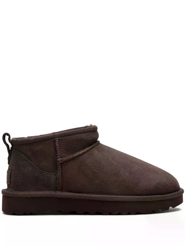 UGG Classic Ultra Mini Suede Boots - Brown