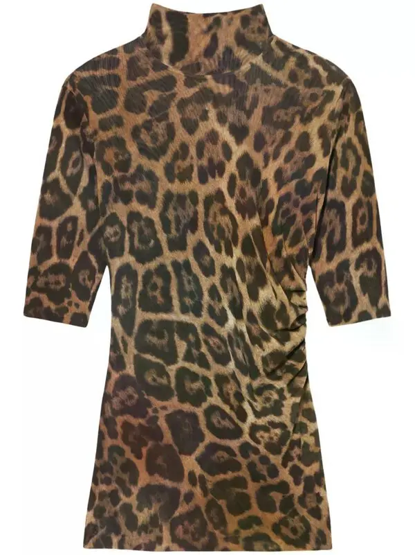 Stella McCartney Leopard-print Top - Brown