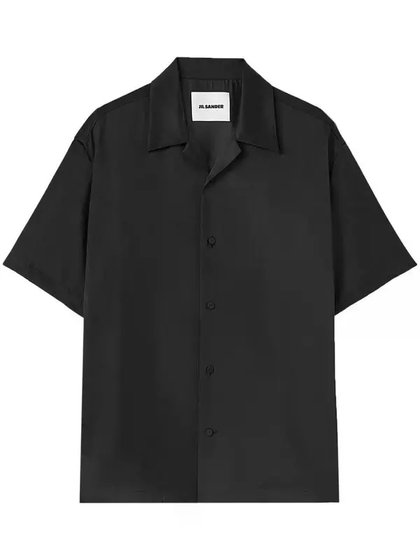 JIL SANDER Short-sleeve Notched-collar Shirt
