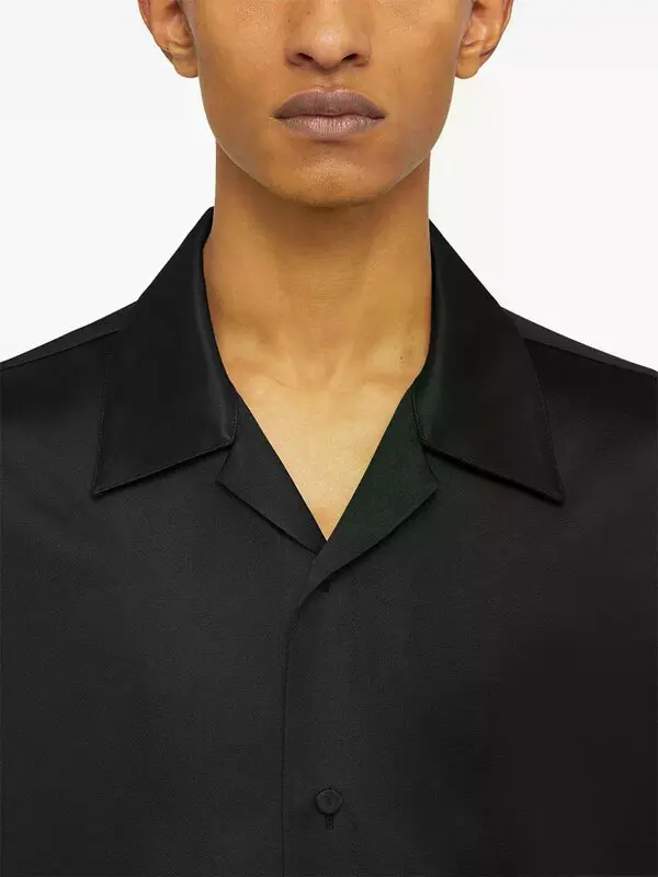 JIL SANDER Short-sleeve Notched-collar Shirt