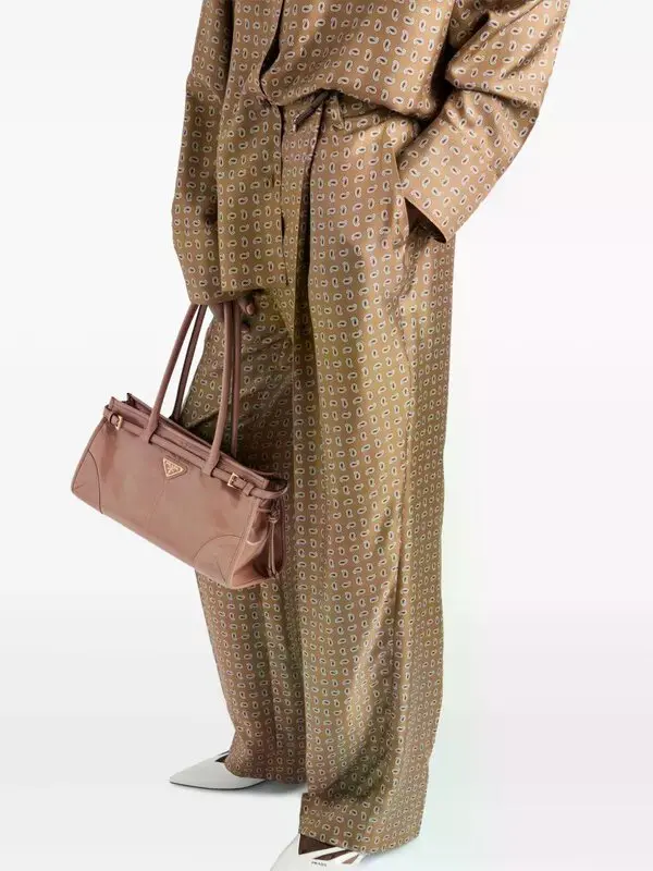Prada High-waist Twill Pants
