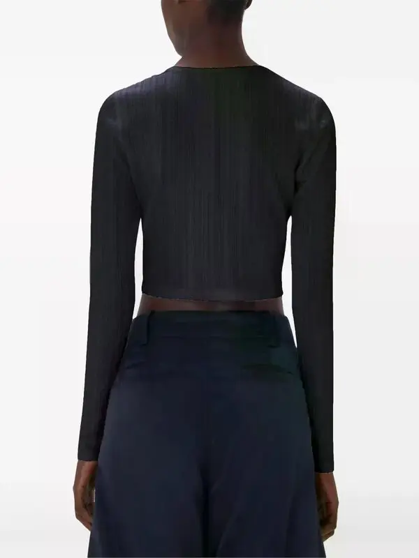 JW Anderson Anchor-embroidered Cropped Top