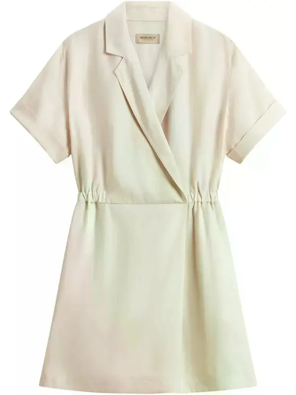 Woolrich V-neck Mini Dress - Neutrals
