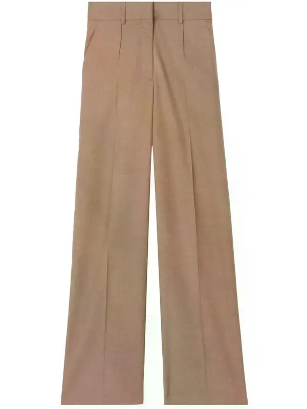 Burberry Wide-leg Wool Trousers