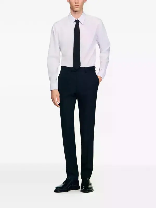 Sandro Wool Blend Suit Trousers