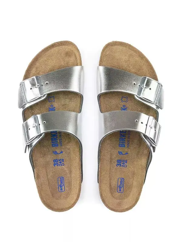 BIRKENSTOCK Arizona Sandals - Silver