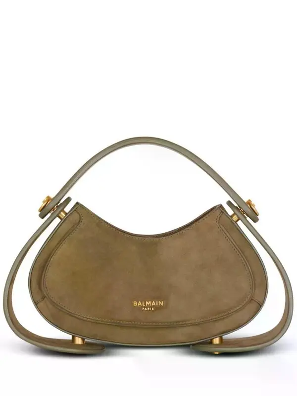 Balmain Jolie Madame Suede Tote Bag - Brown