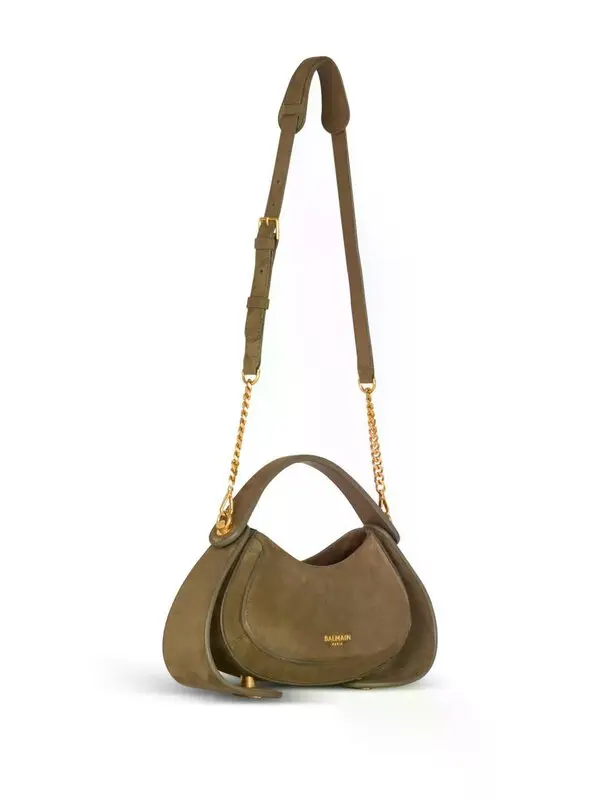 Balmain Jolie Madame Suede Tote Bag - Brown