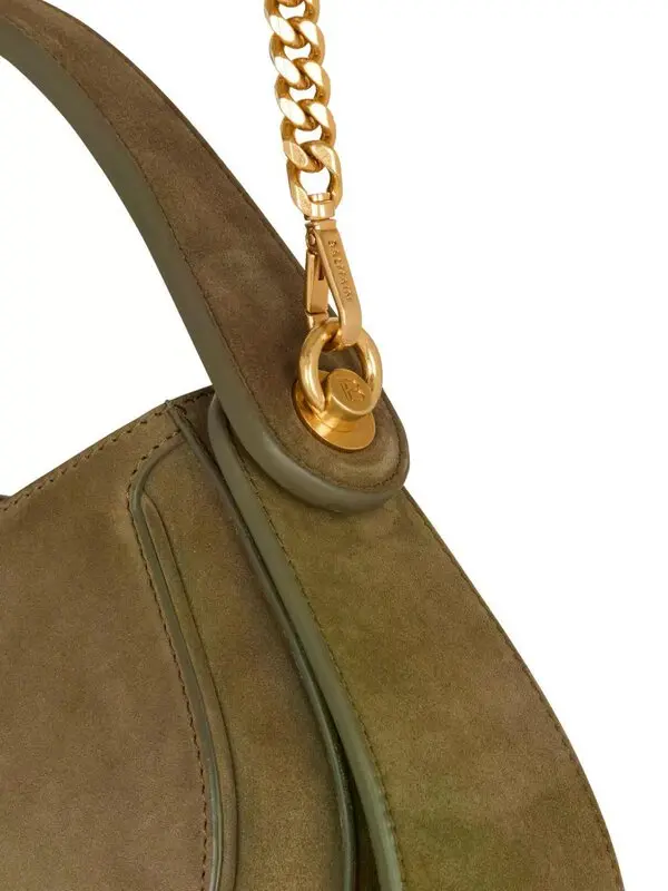 Balmain Jolie Madame Suede Tote Bag - Brown