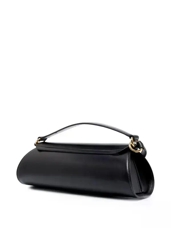 JIL SANDER Cannolo Shoulder Bag - Black