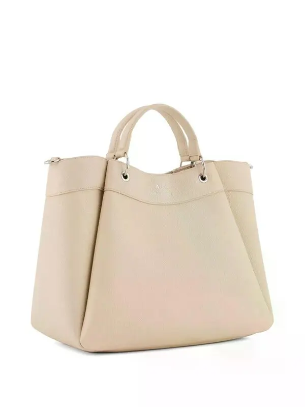 Armani Exchange Pleat-detail Tote Bag